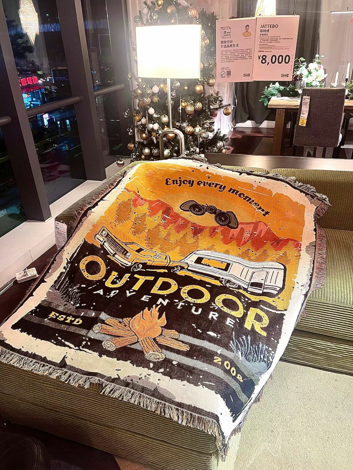 Плед пончо , Полиэстер, 160 см х 130 см，Нитяное одеяло, покрывальная ткань