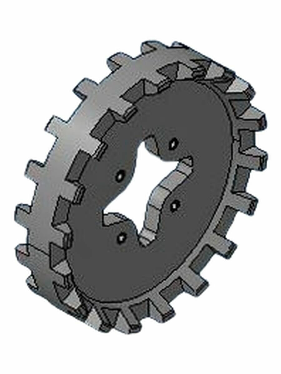 Колесо приводное D367мм высота 92мм 18 зубьев пластик, гусеничный комплект на ATV (item:260)