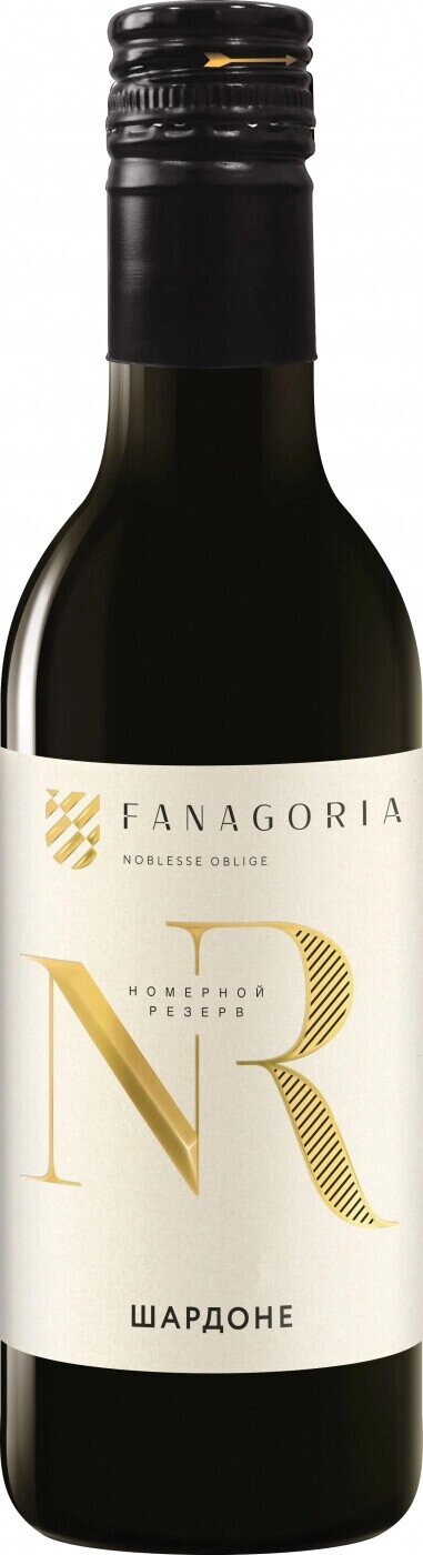 Вино Фанагория, "Номерной Резерв" Шардоне, 187 мл