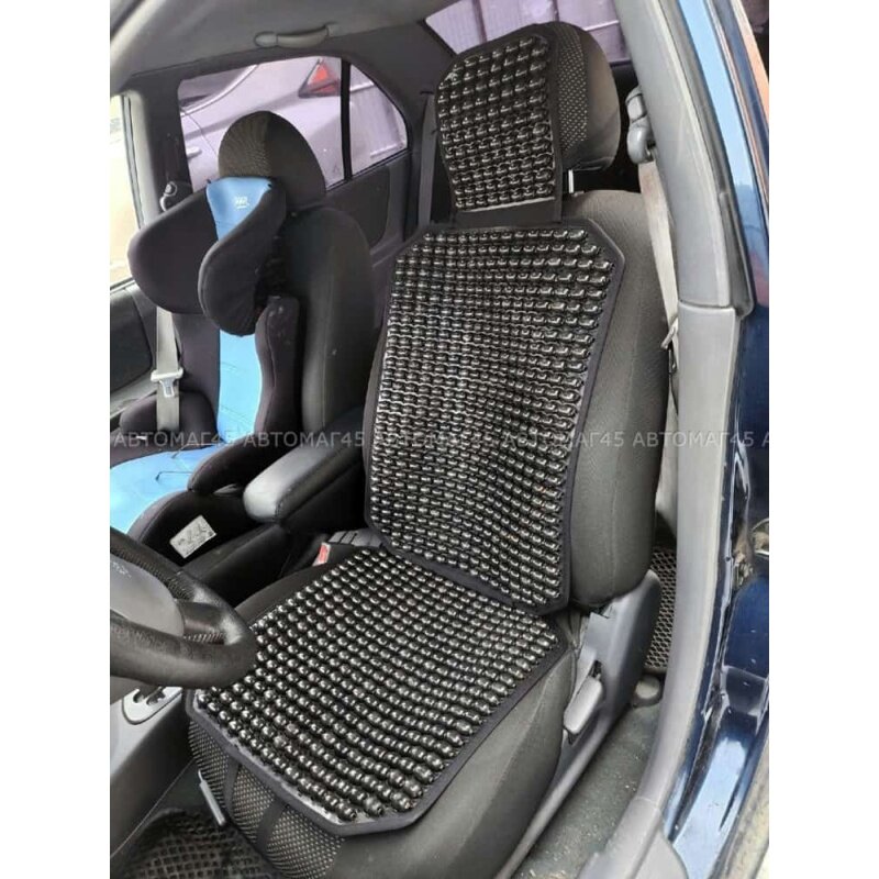 Maximal накидка на сиденье массажная черная шариковый SM5-BL