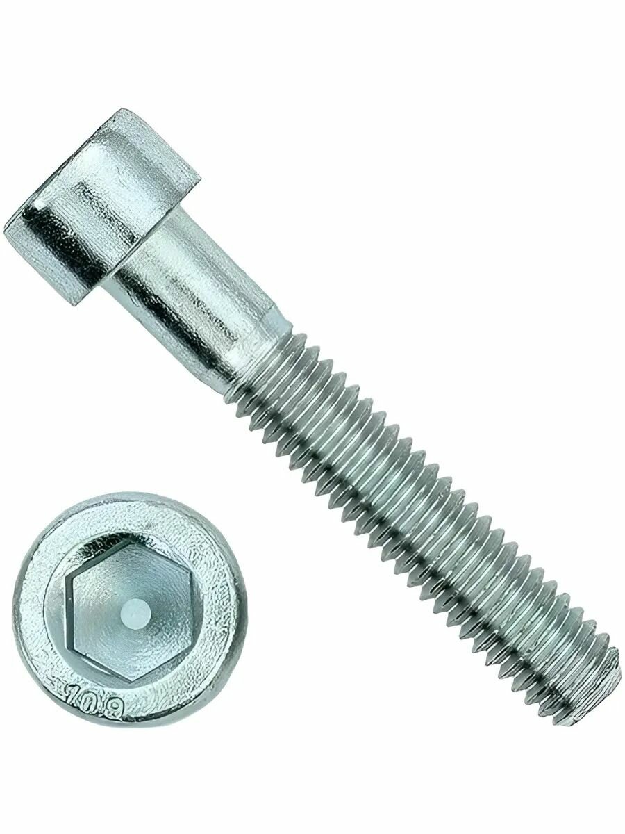 Винт din912 м10х75 10.9 ih8 цинк (упак 1шт)