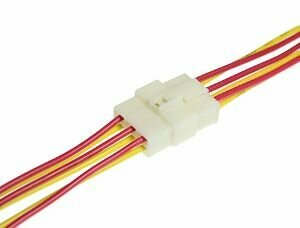 Колодка разъем соединительная 6 контакт 6 3 мм м+п с проводами YADA 904355