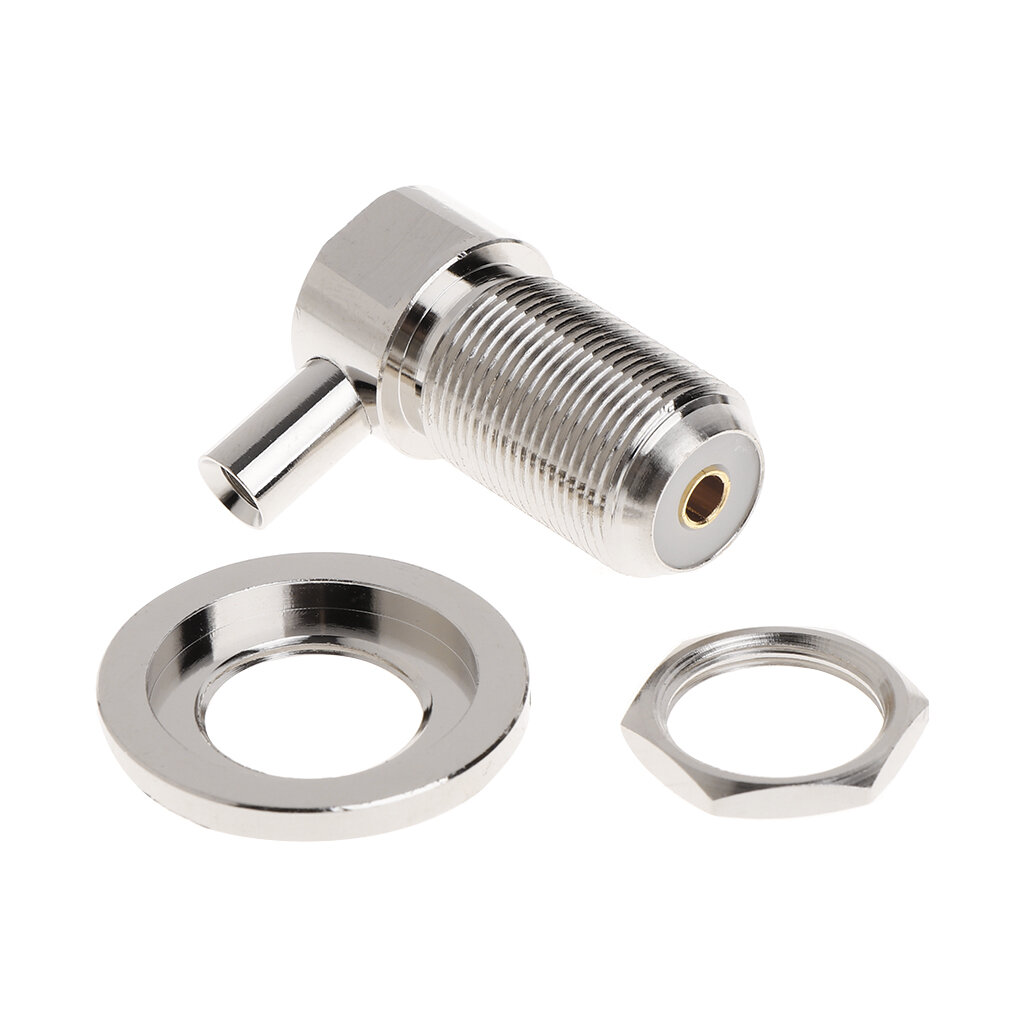 SO239 UHF Прямой угол RF -разъем RG58 RG142 LMR195 Коаксиальный кабель