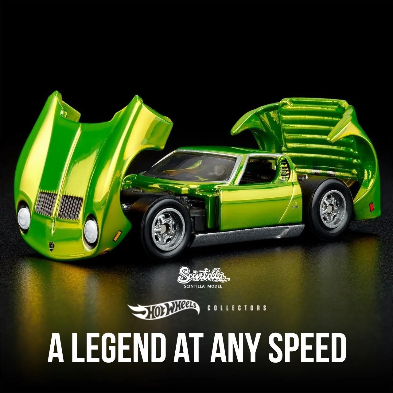 Машинка Mattel Hot Wheels 1/64 RLC 71 Lamborghini Miura P400 SV Alloy Car Model Collection Gift
