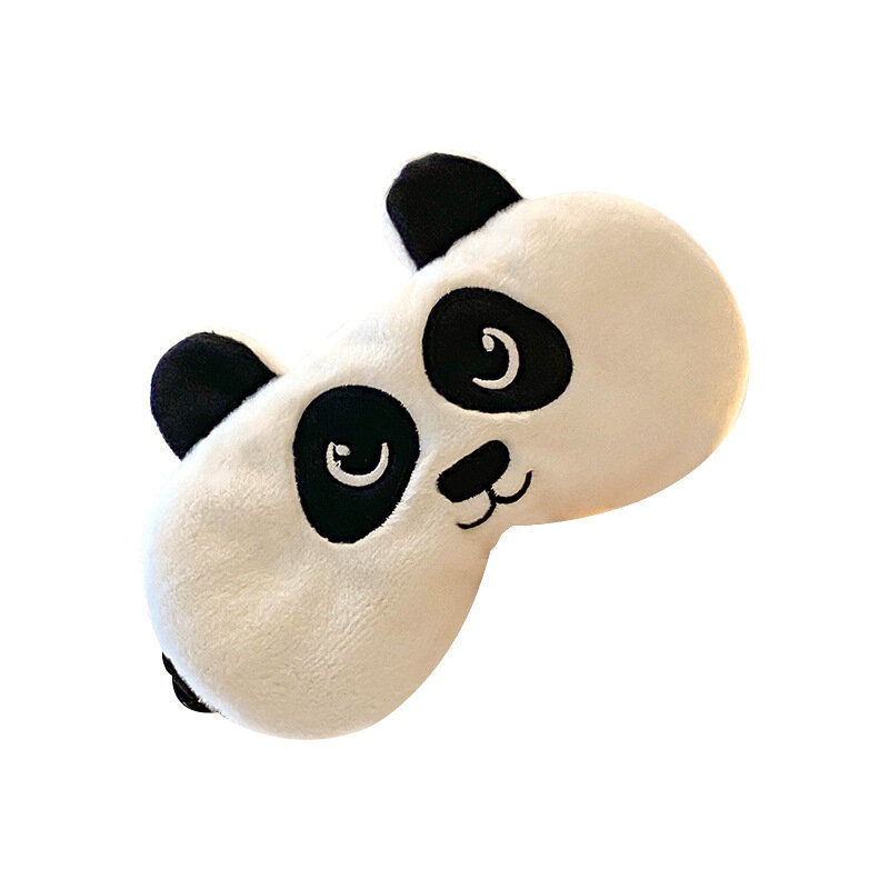 Маска для сна "Панда", милая мультяшная маска для сна с животными, мягкая плюшевая повязка для детей и взрослых, удобный козырек для сна, дорожная повязка для мальчиков и девочек