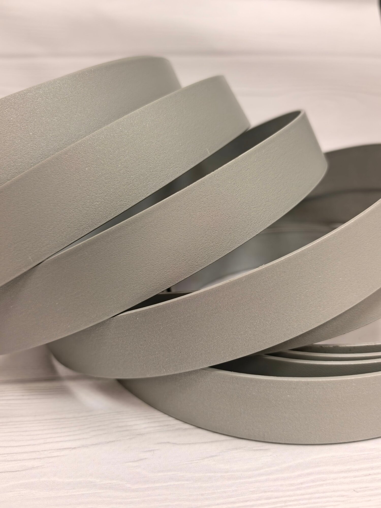 Кромка ПВХ без клея мебельная, 2*30 мм, намотка 5м, цвет Металлик 0880