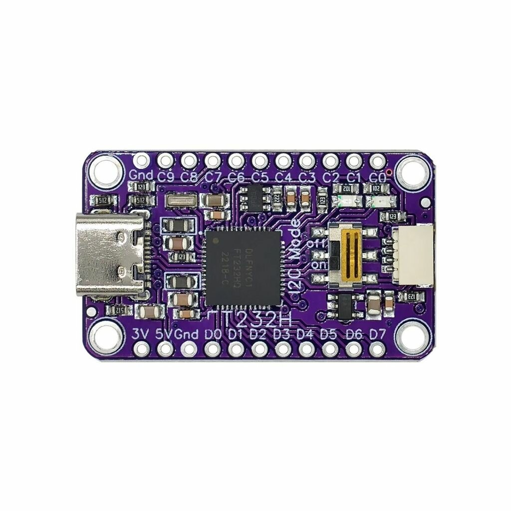 Модуль USB к UART/FIFO SPI/I2C с низким энергопотреблением, адаптер USB2.0 к I2C для многопротокольной связи в разработке