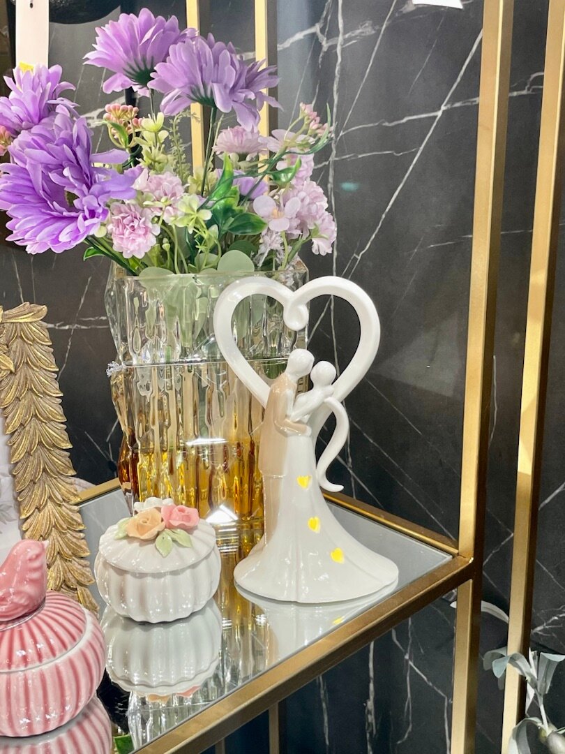 Статуэтка Свадьба с подсветкой Casaentera CE12-9720781 белый 110х85х205h