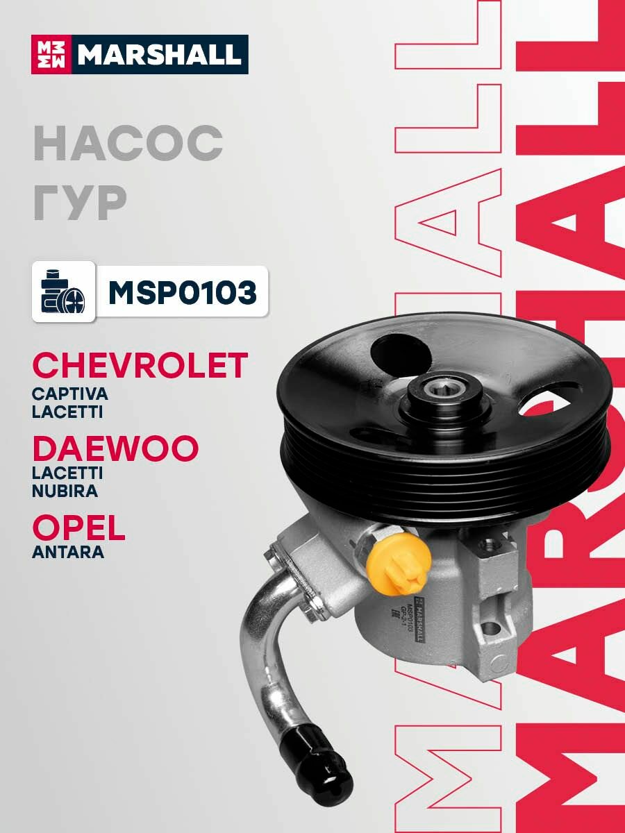 Насос ГУР Chevrolet Шевроле Captiva Каптива, Lacetti Лачетти, Daewoo Дэу NUBIRA, Opel Опель ANTARA 95216830