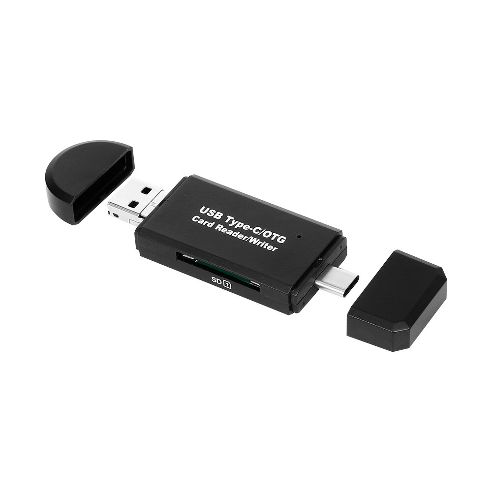 Высокоскоростной USB USB Type-C/OTG устройство чтения карт памяти TF SD устройство чтения карт памяти 3 в 1 OTG устройство чтения карт для ПК, смартфонов
