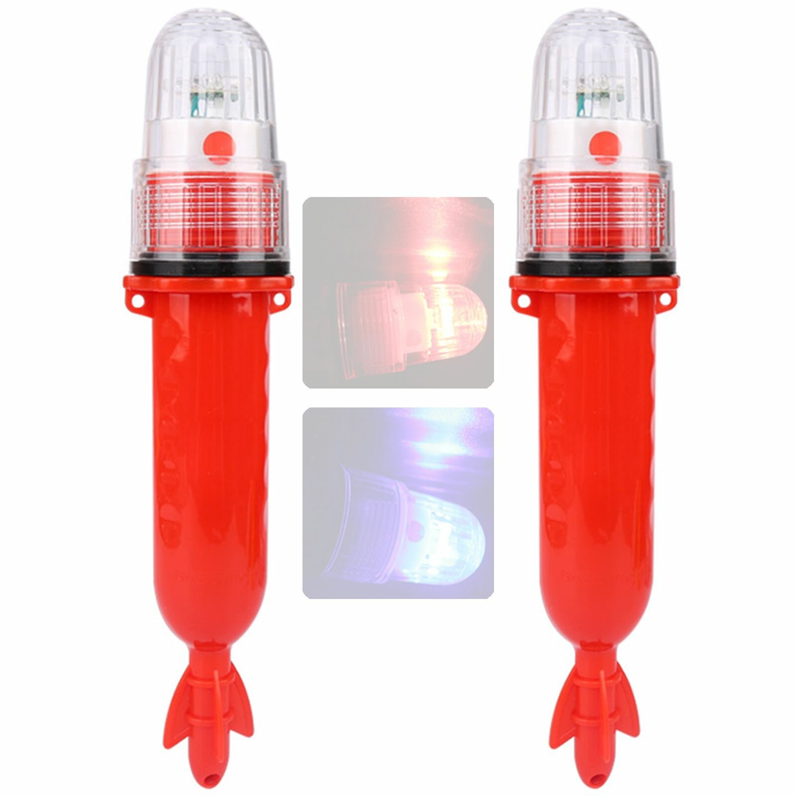 Компактный водонепроницаемый рыболовный светильник для ночной навигации и привлечения рыбы