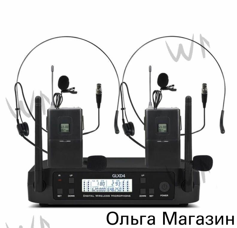 Караоке Радиомикрофоны Shure glxd 4 Головные3