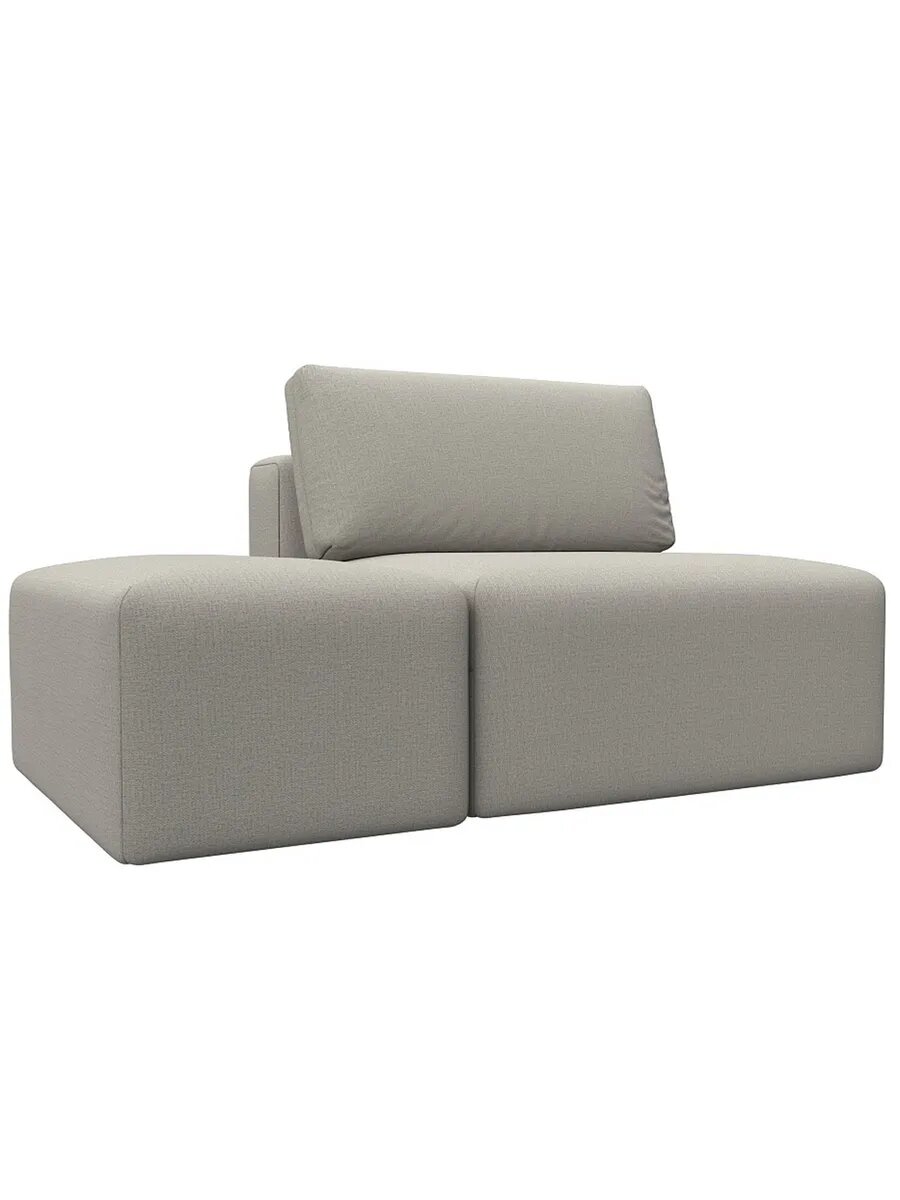 Модули диван и пуф из модульного набора Лего, с ящиком для белья, рогожка