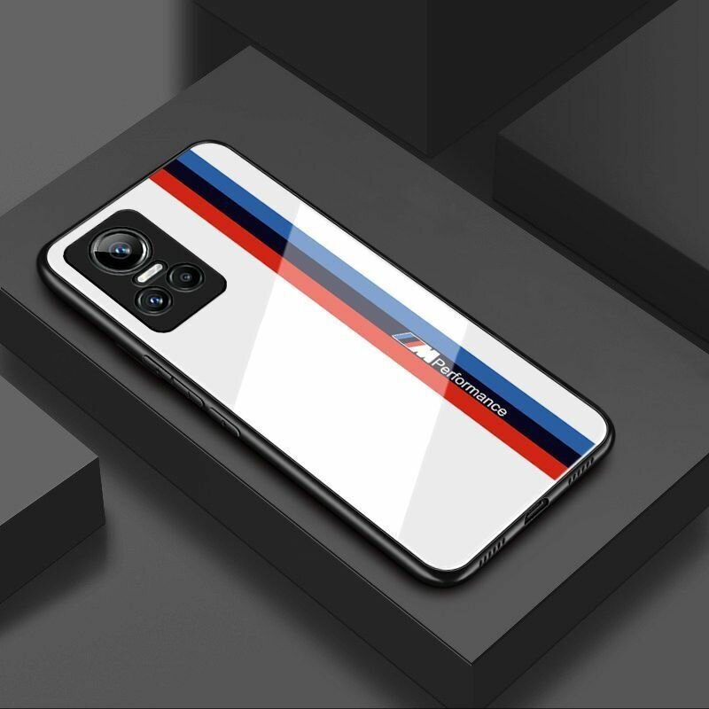 Подходит для Realme GT Neo 3 ( Реалми ГТ Нео 3 ), защитный чехол из материала track glass, защитная оболочка смартфона + подарочное защитное стекло
