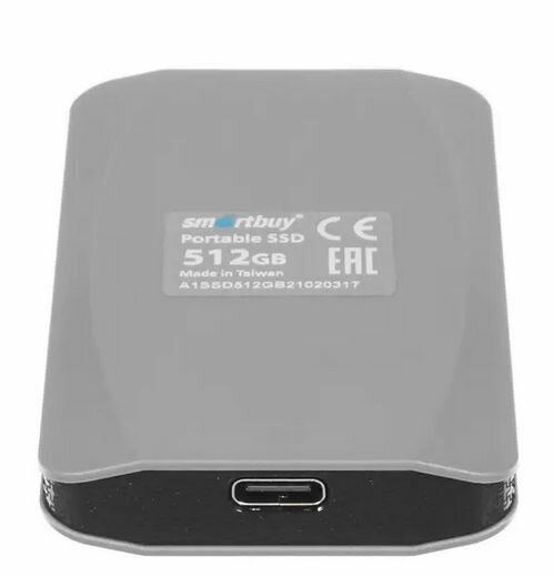 512 ГБ Внешний SSD Smartbuy Aqous A1 (SB512GB-A1G-U31C) серый