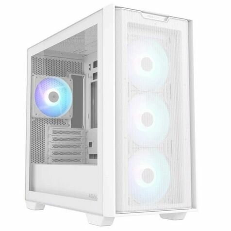 Компьютерный корпус ASUS A21 PLUS (90DC00H3-B19010) белый - Mini Tower, Micro-ATX, Mini-ITX, USB 3.2 Gen 2 Type-C
