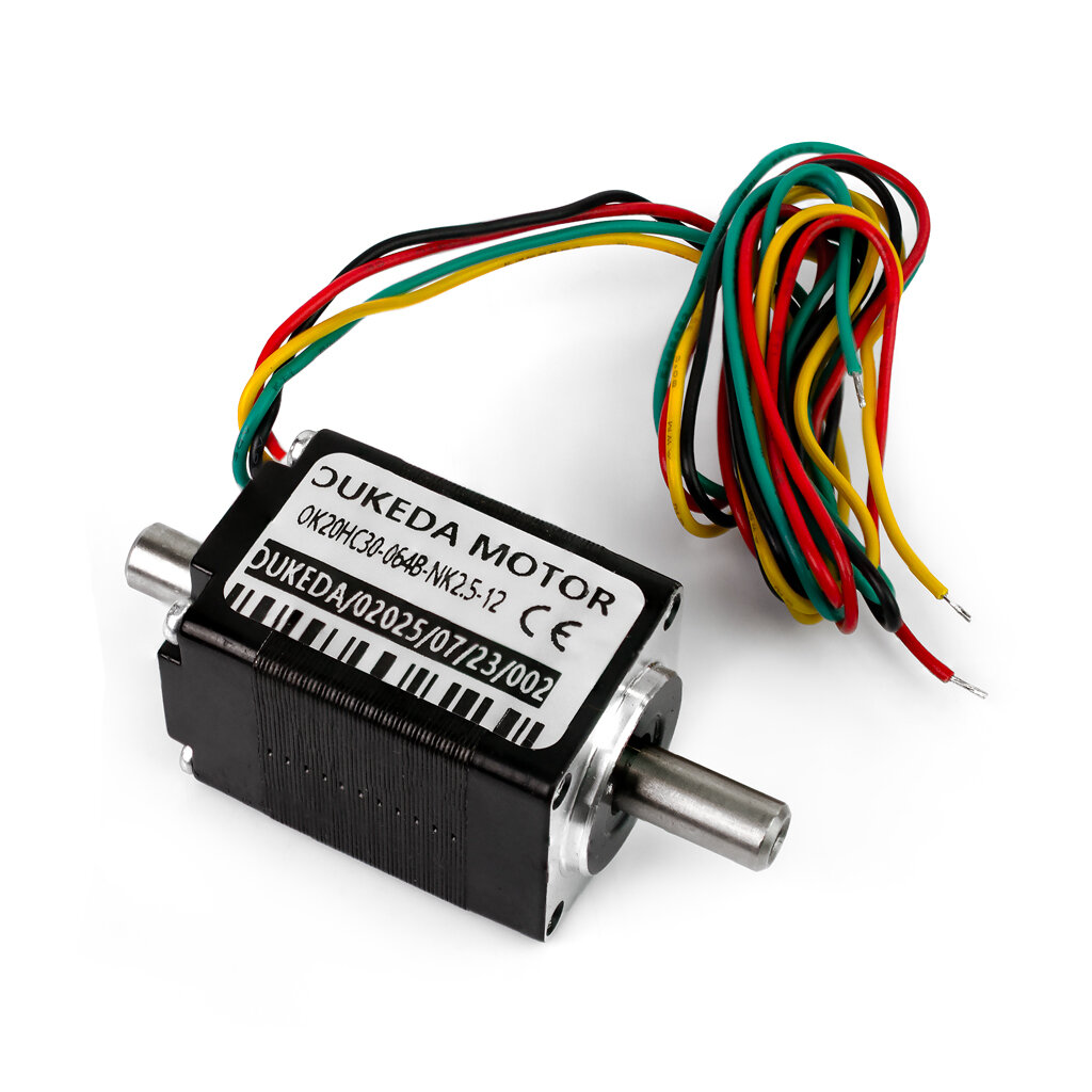 Двигатель шаговый Nema 8 OK20STH30-0604B 1.8 0.6A с полым валом
