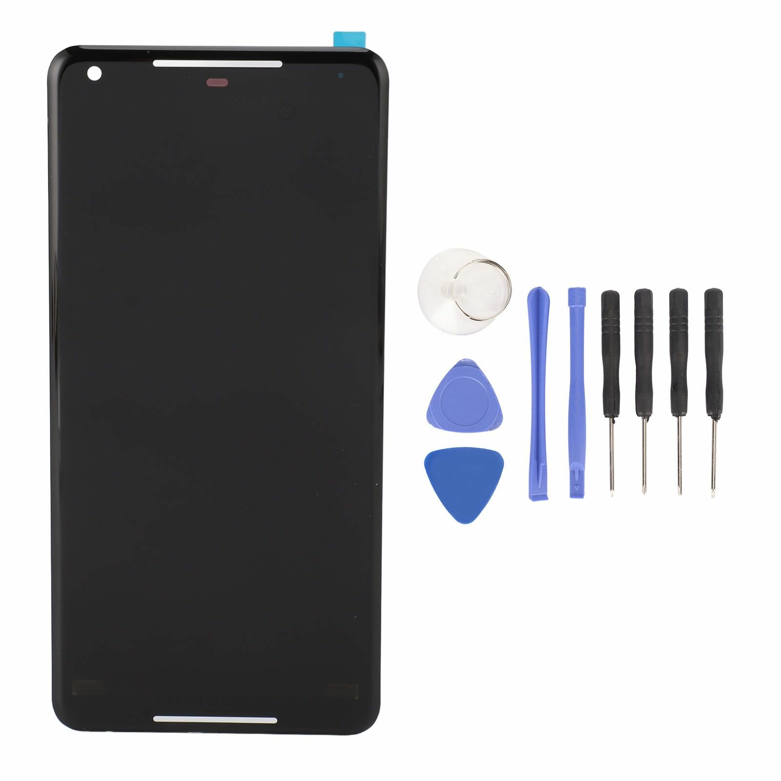 Замена экрана телефона для Google Pixel 2 XL G011C 6,0-дюймовый смартфон с цифровым преобразователем сенсорного экрана в сборе с инструментами для ремонта