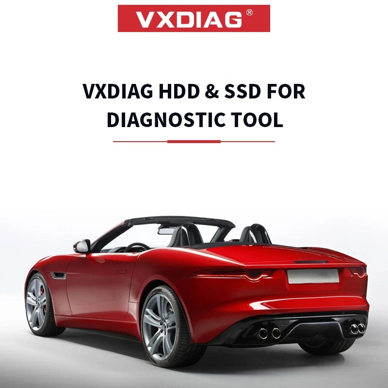 VXDIAG VCX Автомобильные аксессуары HDD SSD для автомобильного диагностического инструмента Программное обеспечение Жесткий диск Твердотельный диск 2,5-дюймовый порт для ноутбука, 240G SSD