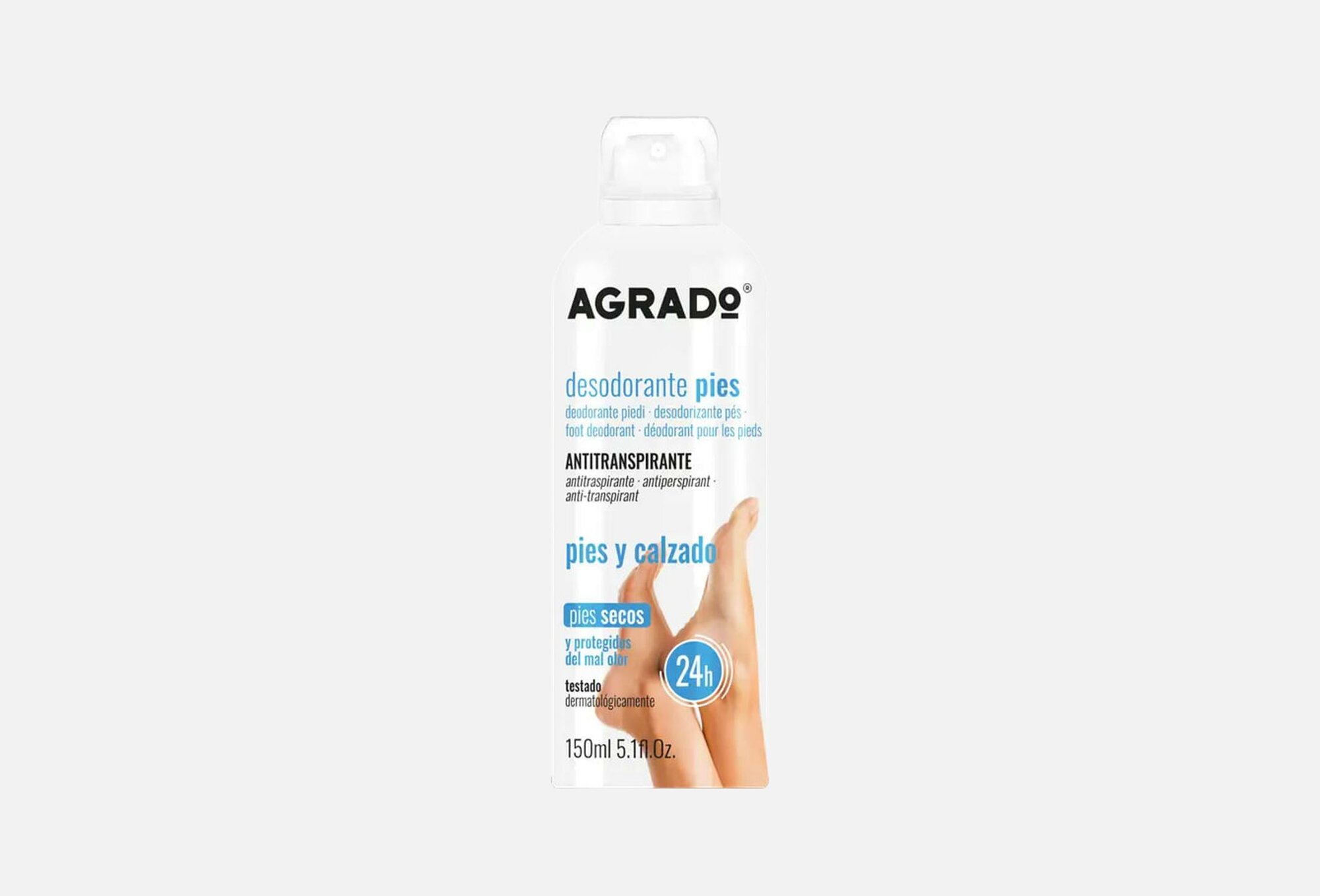 Дезодорант-антиперспирант для ног AGRADO feet and shoes 150 мл