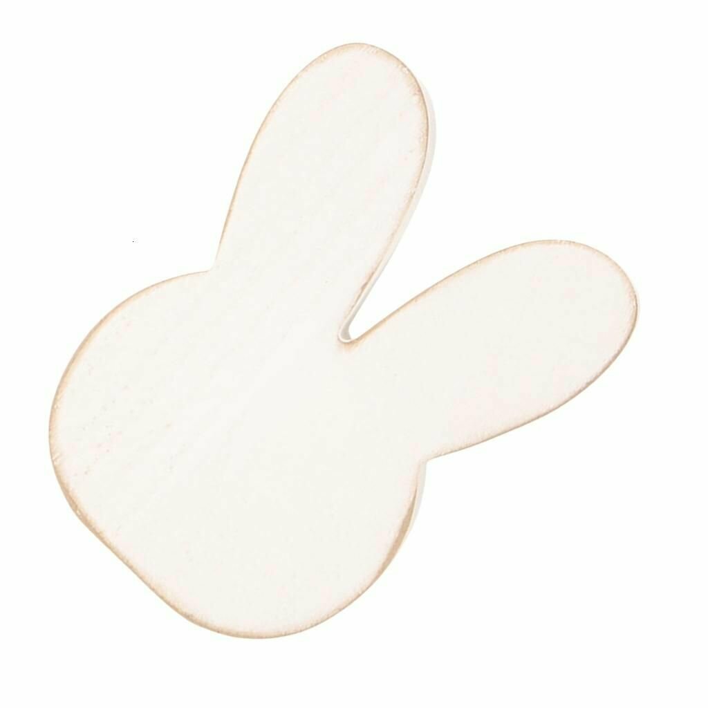 Деревянные пасхальные кролики с цветами для украшения стола и праздничного центра, - 1