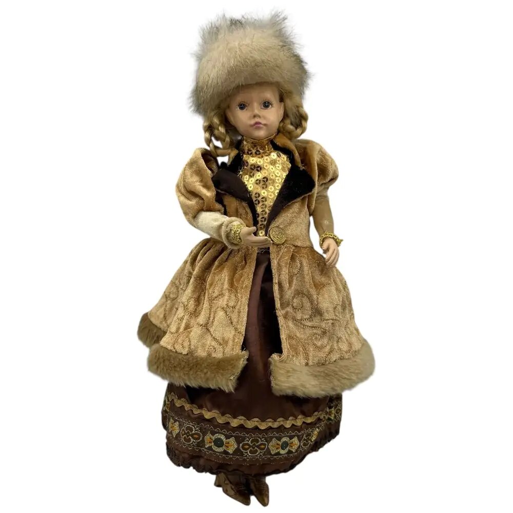 Кукла интерьерная "Боярыня", фарфор, 37 см, 1960-1970 гг, Европа