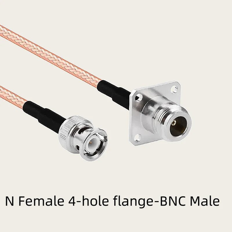 RG142 кабель N male/female to BNC male/female 0.3m, NF4-BNCM-RG142
