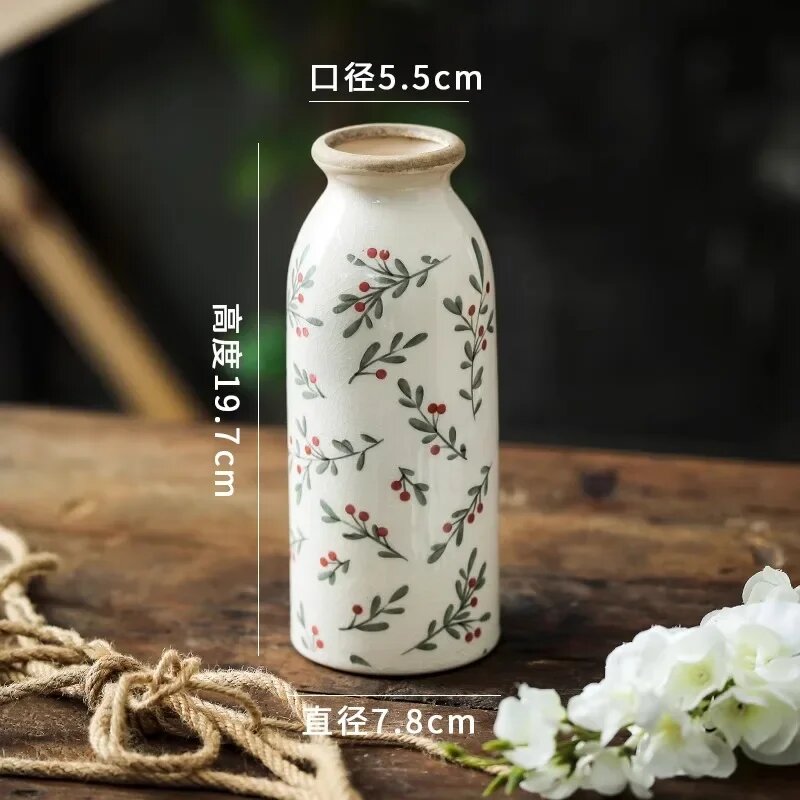 Керамическая ваза ретро