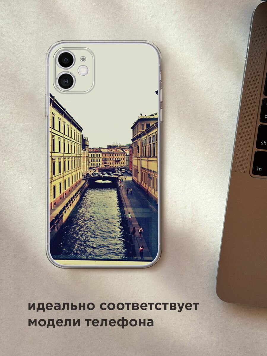 Чехол на Apple iPhone 11 / Айфон 11 с принтом "Санкт-Петербург" — фото 1
