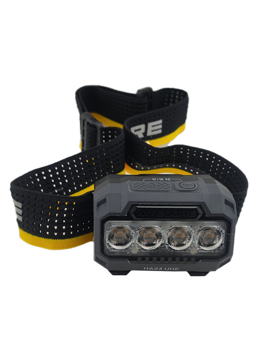 Налобный фонарь NITECORE HA23 UHE/MCT Black Rock, 600 люмен