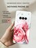 Чехол на Nothing Phone 3a / Нотинг Фон 3а с принтом "Пионы на белом"