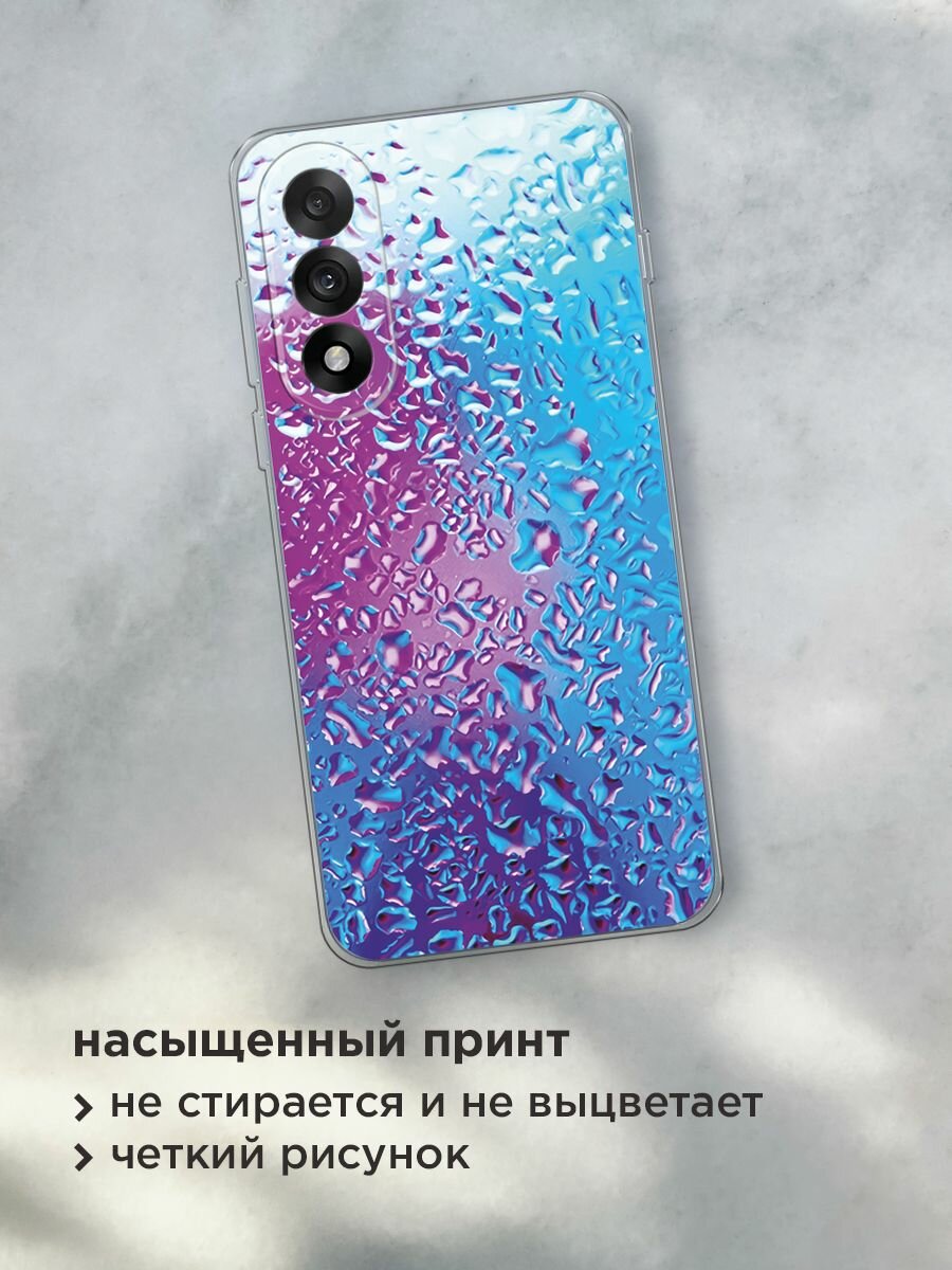 Чехол на OnePlus Nord 5 / Ван Плас Норд 5 с принтом "Капли на стекле" — фото 1