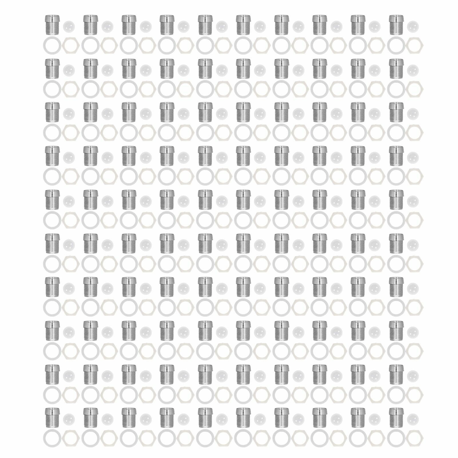 Держатель для светодиода 10мм, пластиковый, для клипсы, 100 шт