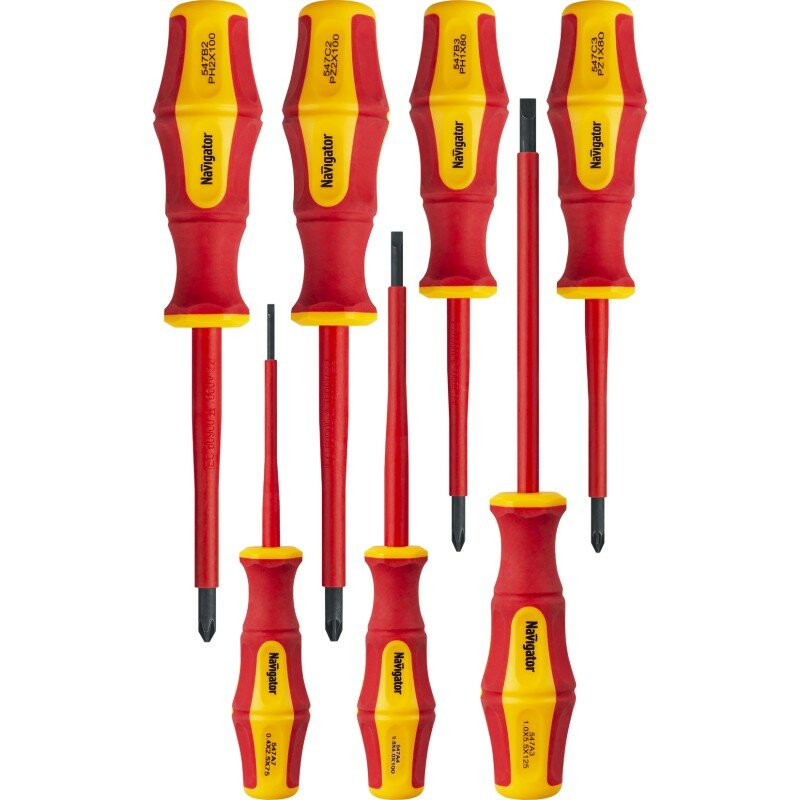 Отвёртка Navigator 95 263 NHT-Оtd03-H7 (диэлектрическая, набор 7 шт), цена за 1 шт.