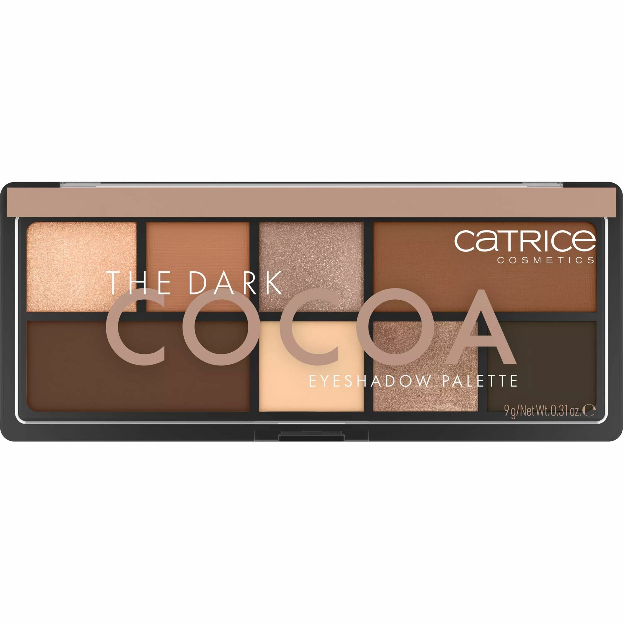 Уникальная палетка Теней для Век CATRICE (Катрис) The Dark Cocoa Eyeshadow Palette - Dark Cocoa (Мрачный Какао)