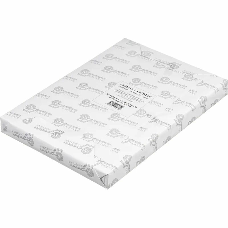 Бумага писчая КНР А 3, 45 г/м2, белизна 60 ISO, 500 листов