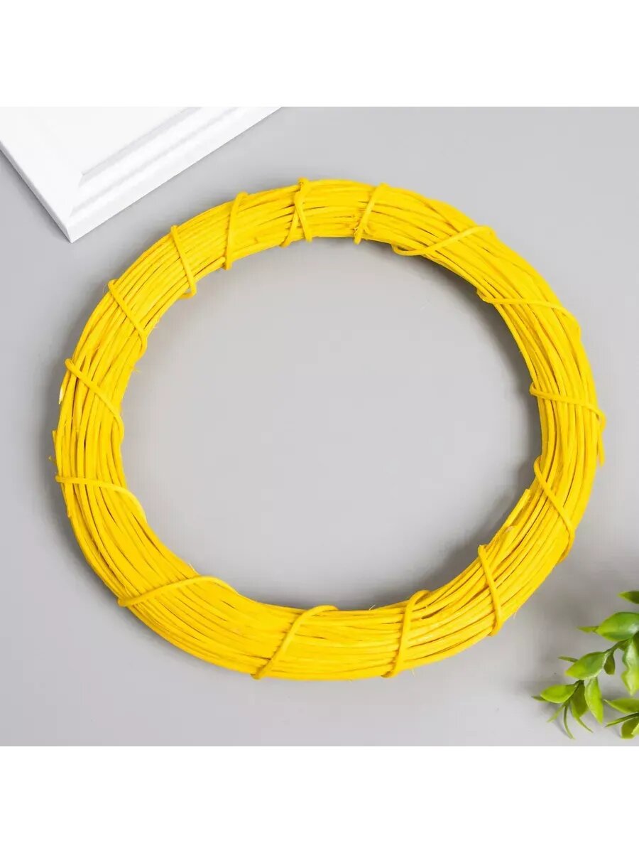 Кольцо для ловца снов "Желтый" d-20 см