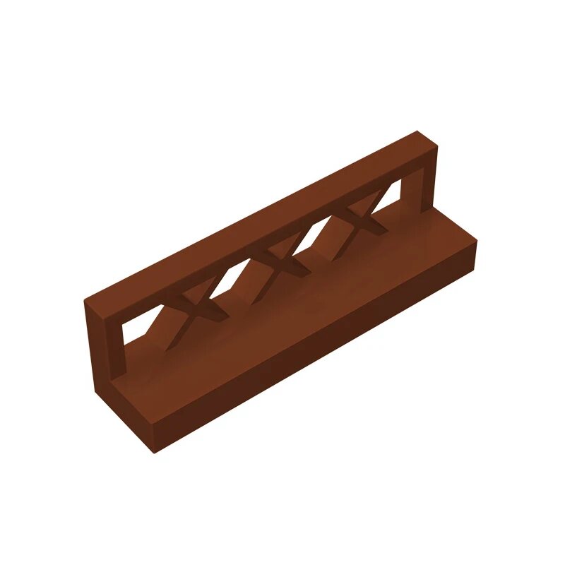 Пластиковые блоки GOBRICKS 1x4x1, Коричневый (081)