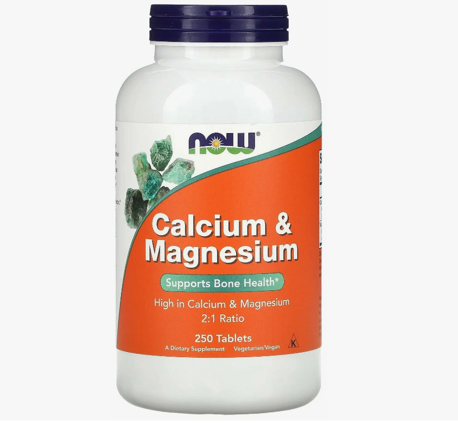 Now Foods Магний и Кальций 250 Табл