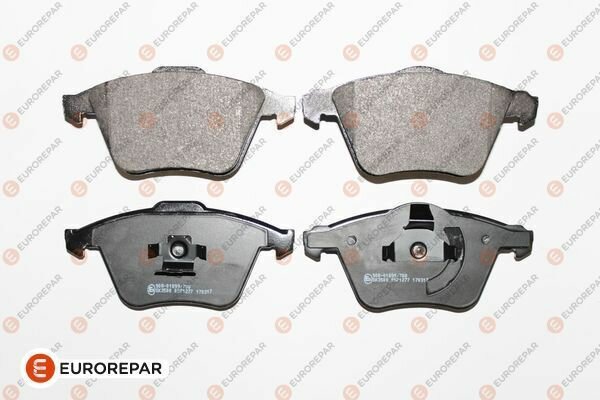 Колодки тормозные перед FORD FOCUS II 04-/III 10-/MAZDA 3 03-/VOLVO S40 04- EUROREPAR арт. 1639374680