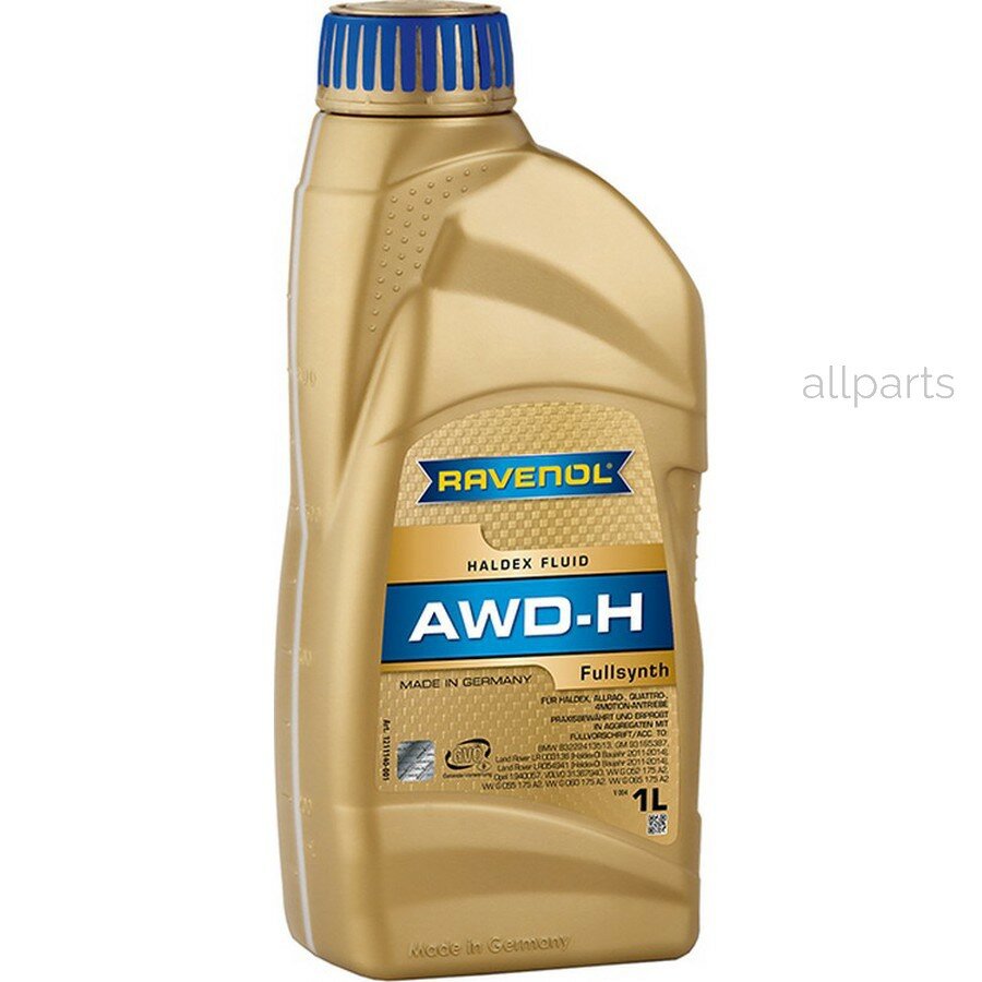 RAVENOL 1211140-001-01-999 Трансмиссионное масло AWD-H Fluid (1л) (второй номер 4014835855786)