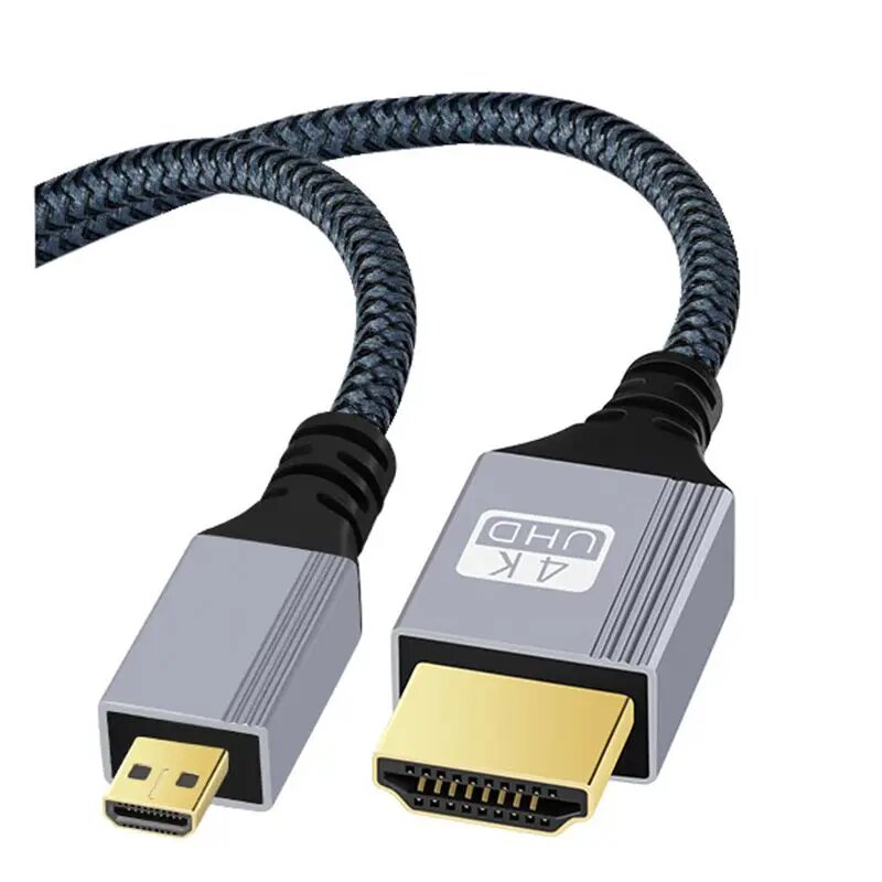 Micro Mini HDMI-совместимый кабель HD 8K/60 Гц для видеокарты Raspberry Pi Zero, видеокамеры, кабеля 8K Mini HD 2.1