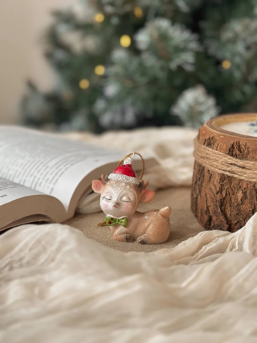 Елочная новогодняя игрушка олень