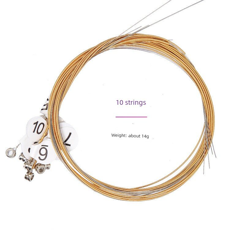 Струны для лиры 10-струнная комплект акустические медно-стальные аксессуары для малой арфы