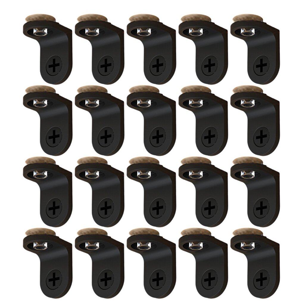 20x Прочные Кронштейны Для Полок Шкафа Металлическая Подставка Для Полки Шкафа Аксессуары Для Хранения Шкафа