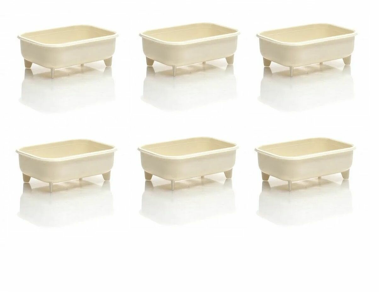 Мыльница настольная Полимербыт, 6 шт.