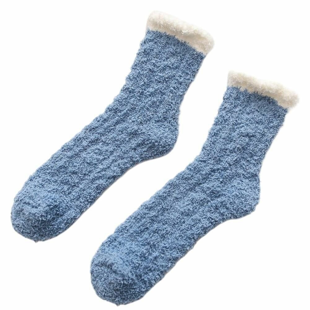 Носки из кораллового флиса, тёплые, яркие цвета