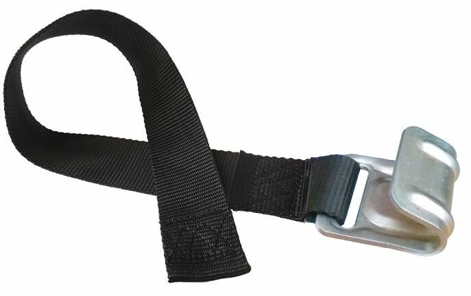 Ремень крепления тента. Стропа с плоским крючком оцинкованным