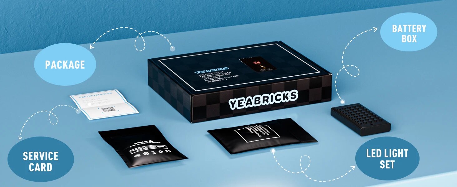 Светодиодный светильник HPROSPER (без модели) для LEGO 76419 Гарри Поттер Хогвартс Замок и грунтов из микромасштаны Светящиеся строительные блоки