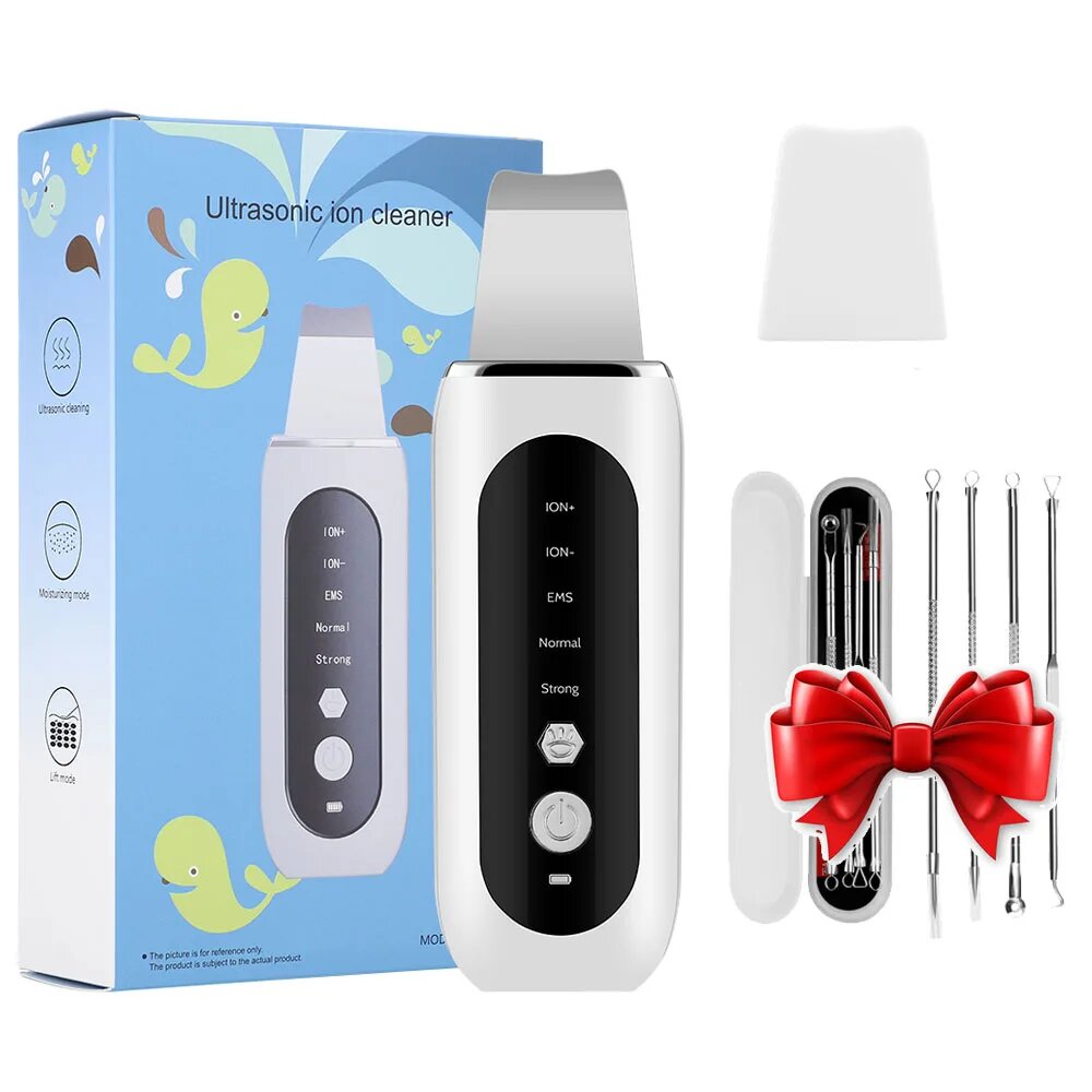 PASTSKY Ультразвуковой скруббер для лица White kit